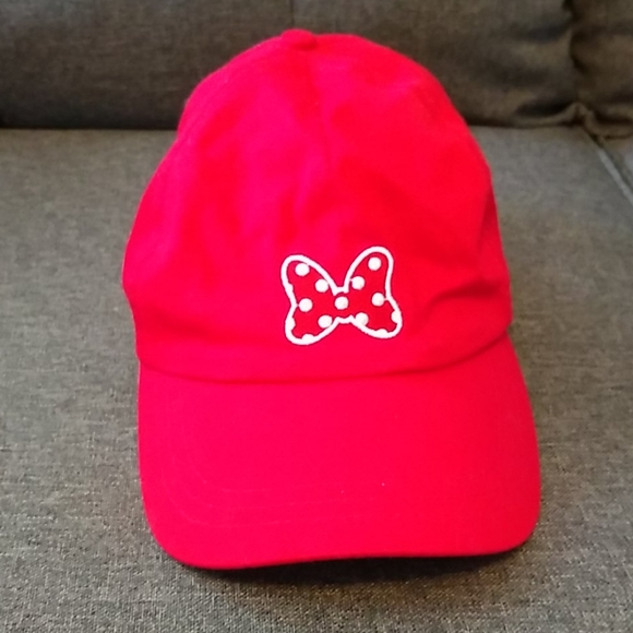 Disney | Accessories | Disney Mini Mouse Hat Red Ball Cap | Poshmark